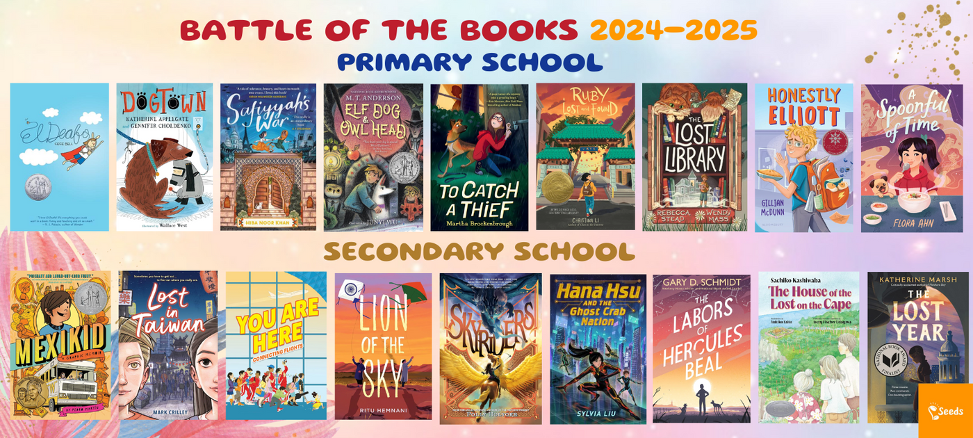 BATTLE OF THE BOOKS 2024-2025 — Seeds Children's Bookstore