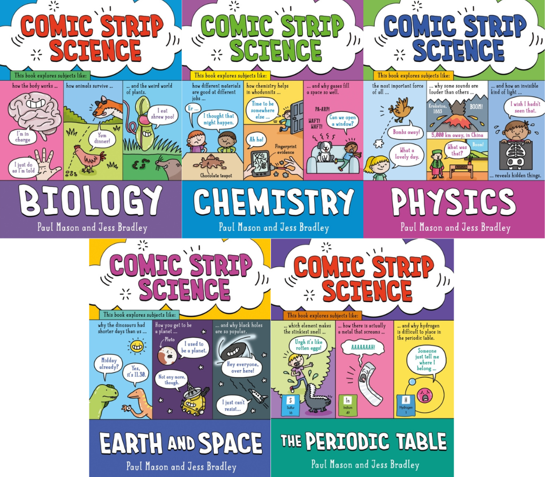 Comic Strip Science 5 books set (Paperback) — Seeds Children's Bookstore
