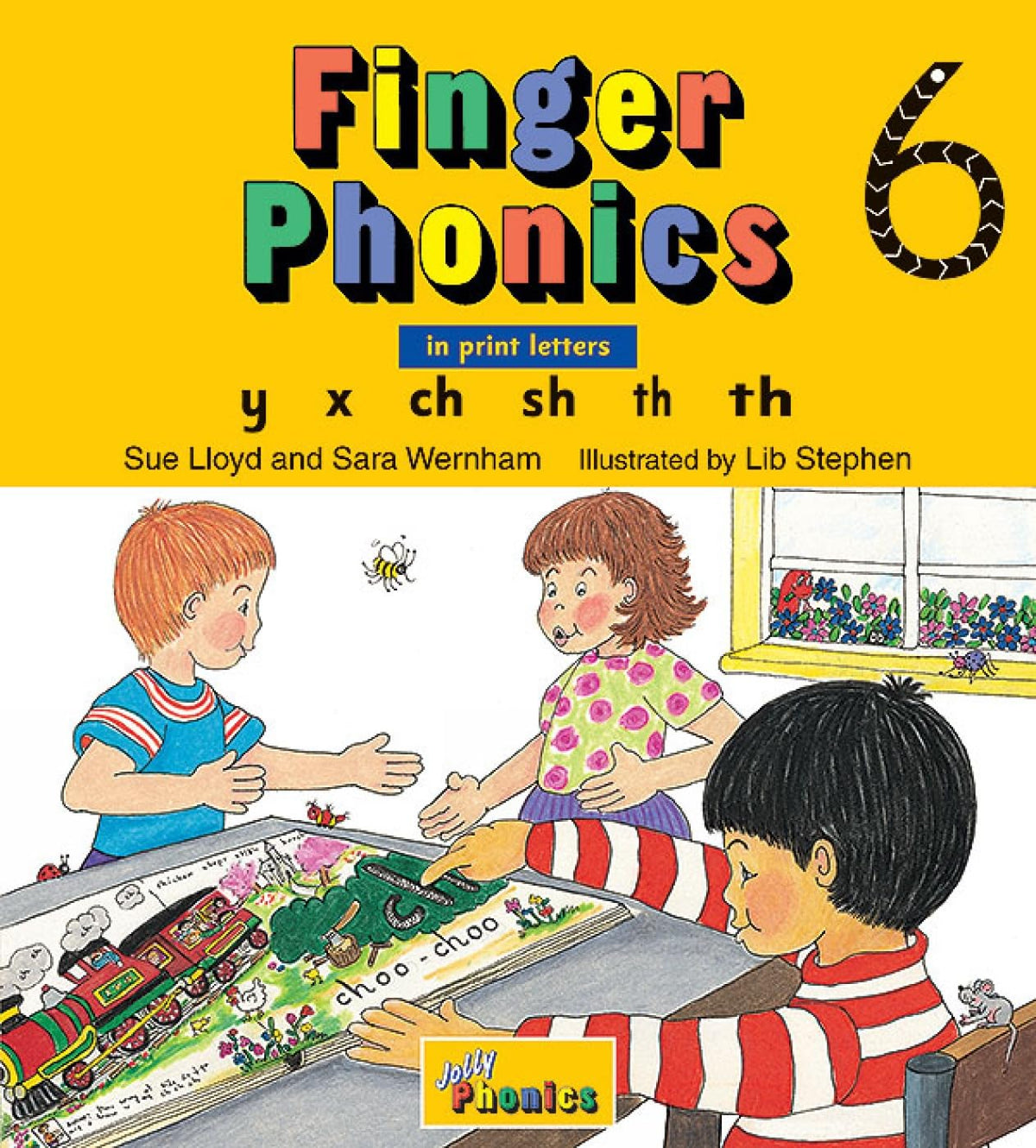 Finger Phonics Book 6 (in print letters) - Seeds Children's Bookstore