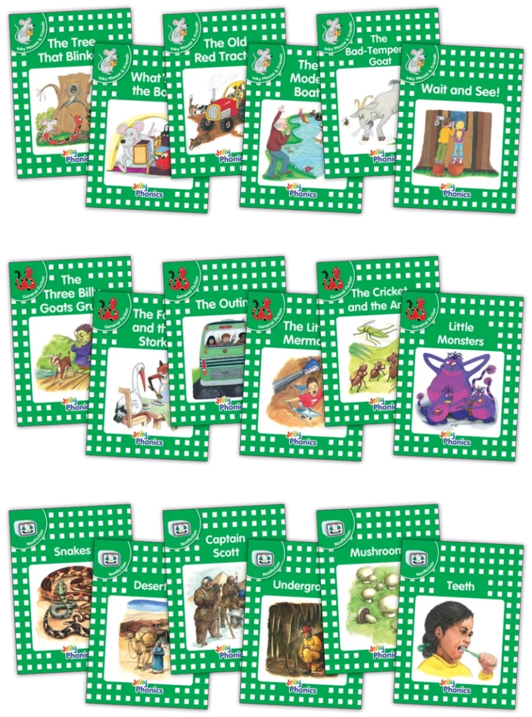 Jolly Phonics Green Readers Level 3 Complete Set [JL903] — Seeds ...