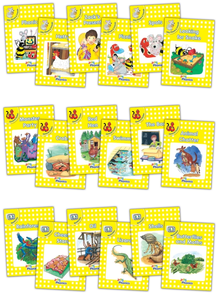 Jolly Phonics Yellow Readers Level 2 Complete Set [JL911] — Seeds ...