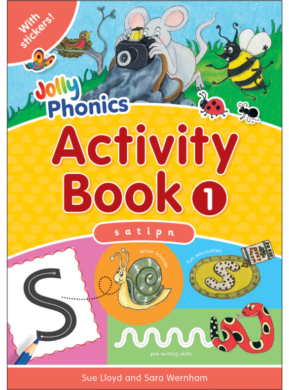 Jolly Phonics Activity Book 1 [JL535] — Seeds Children's Bookstore