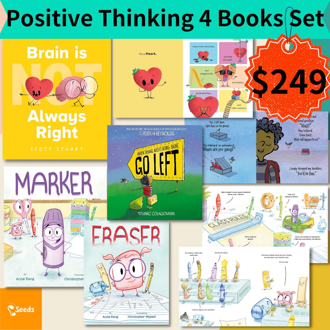 Positive Thinking 4 Books Set — Seeds Children's Bookstore