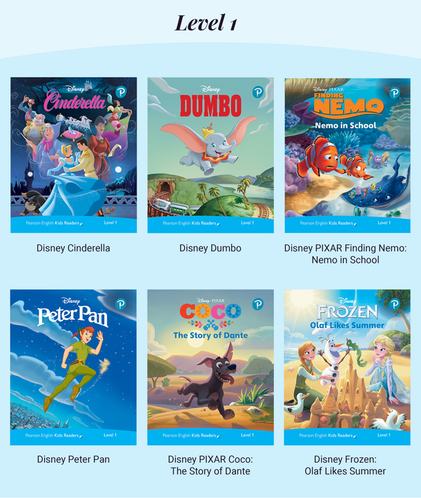 Pearson - Disney Level Reader - Level 1 (6 books) - Seeds Children's ...