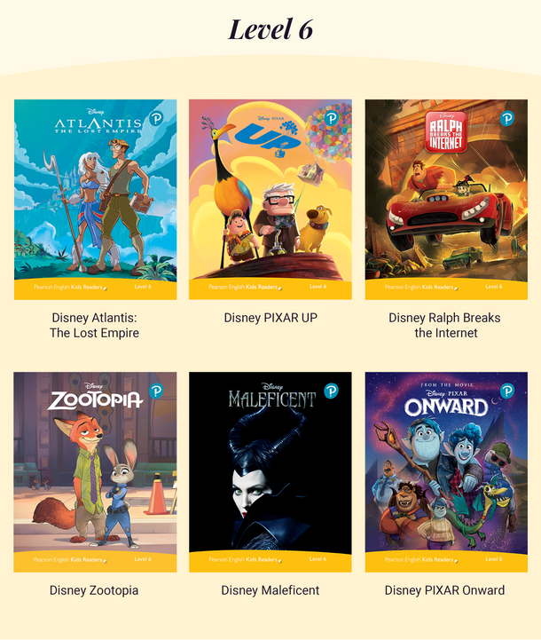 Pearson - Disney Level Reader - Level 6 (6 books) - Seeds Children's ...